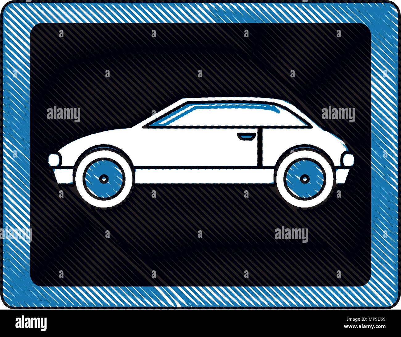 car allowed sign icon over white background, vector illustration Stock ...