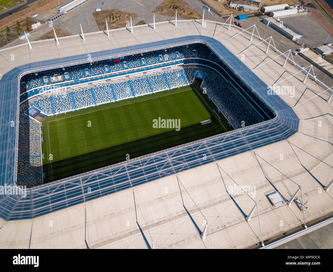 Construction of a football stadium for Fifa World Cup 2018 is completed ...