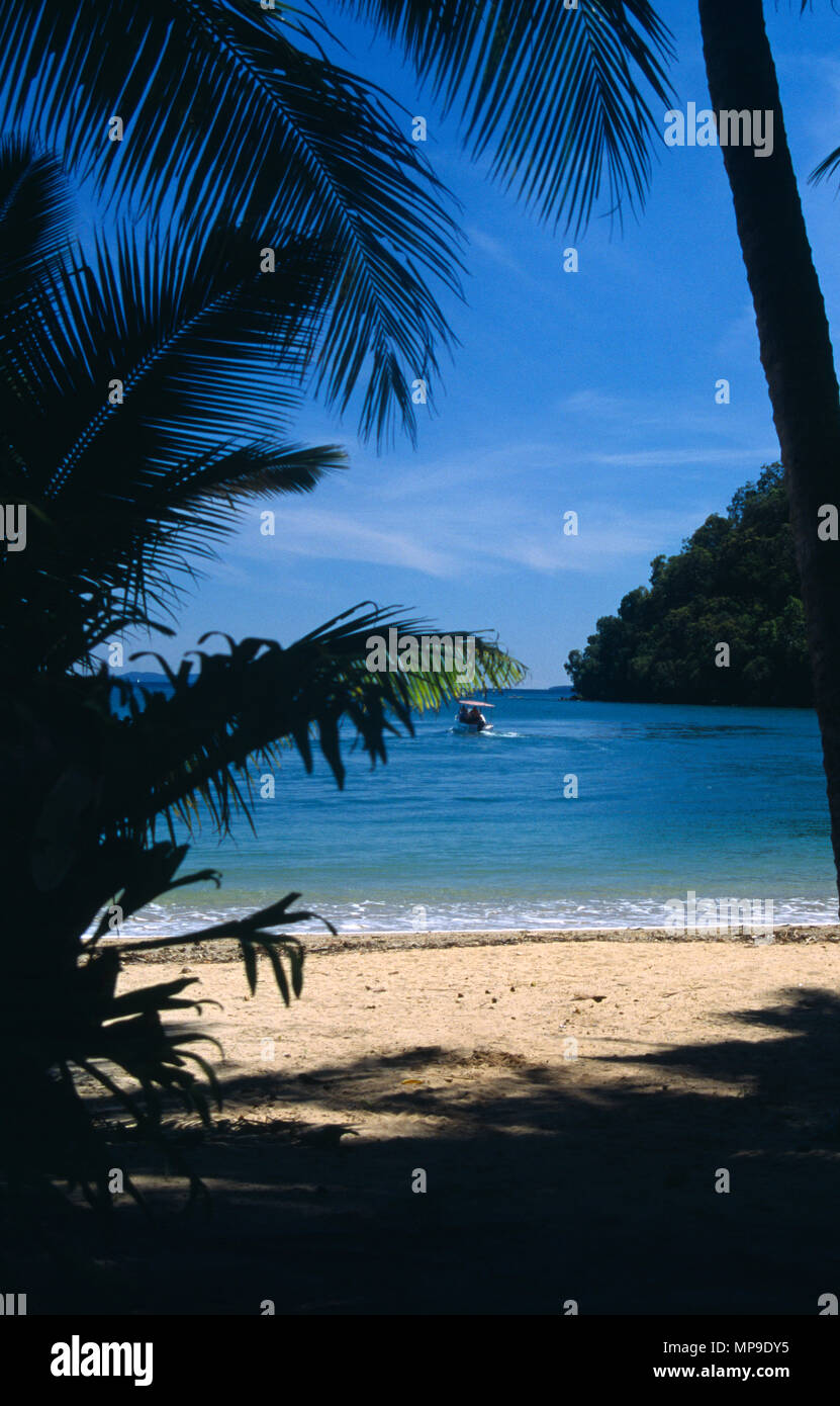 Australia, Queensland, Great Barrier Reef, Dunk Island view from ...