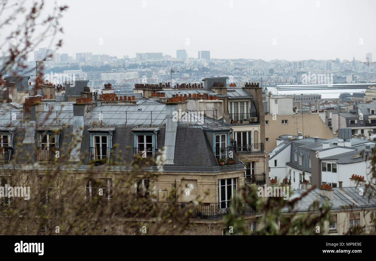 Paris cityscape winter hi-res stock photography and images - Alamy