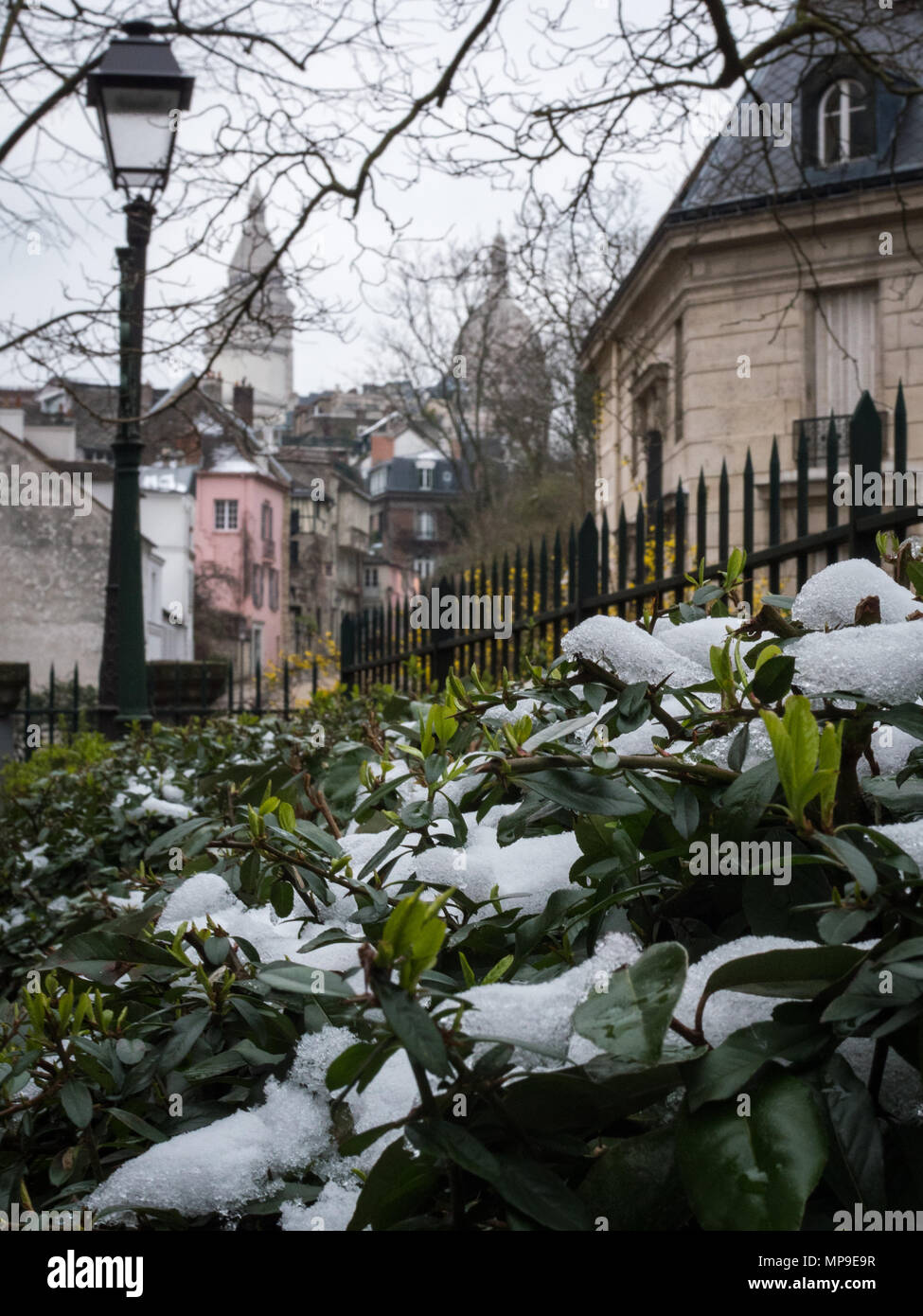 Paris during the winter (cityscape Stock Photo - Alamy
