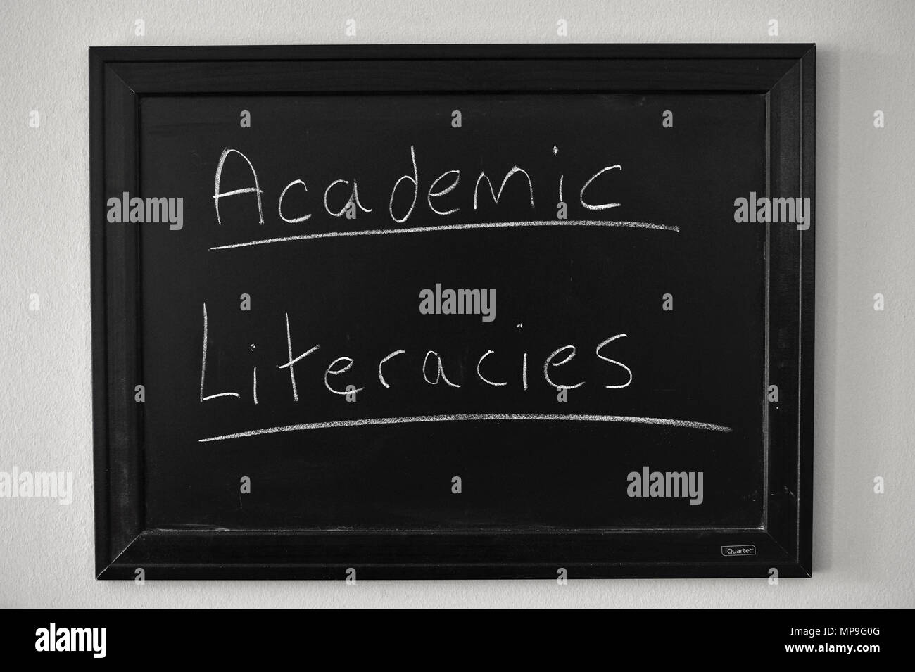 Academic literacies blackboard hi-res stock photography and images - Alamy