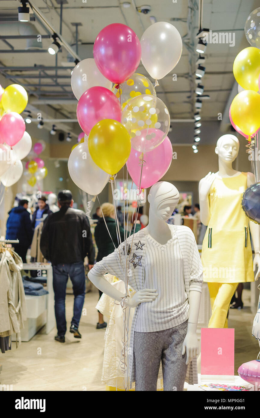 Department Mannequins Clothing Store Interior High Resolution Stock ...