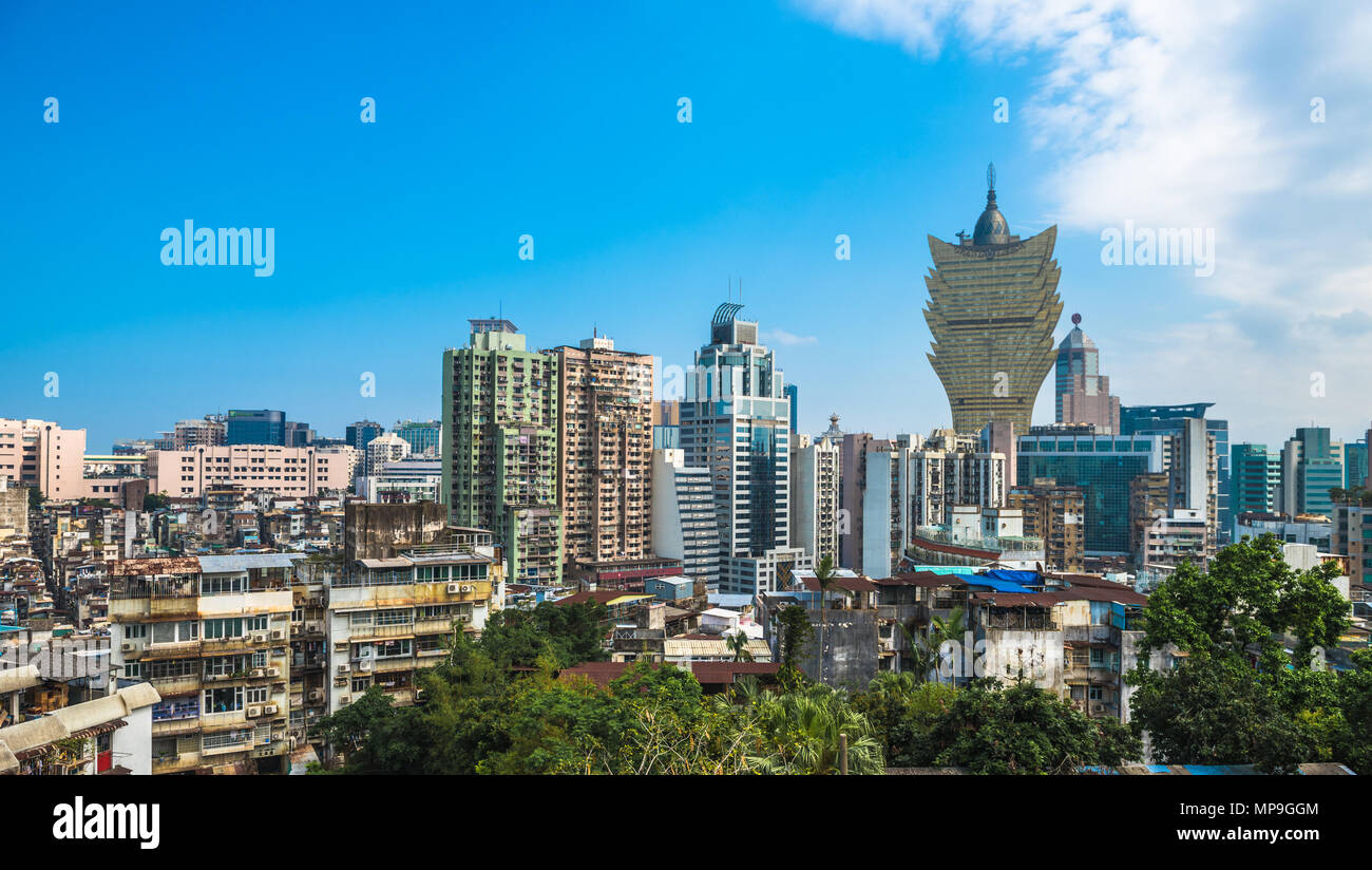 Macau skyline hi-res stock photography and images - Alamy