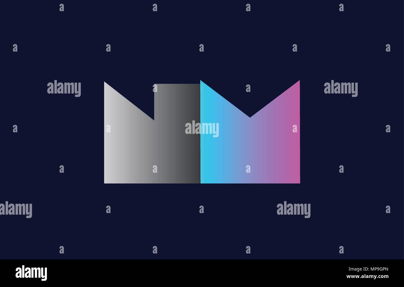 Letter n m Stock Vector Images - Alamy