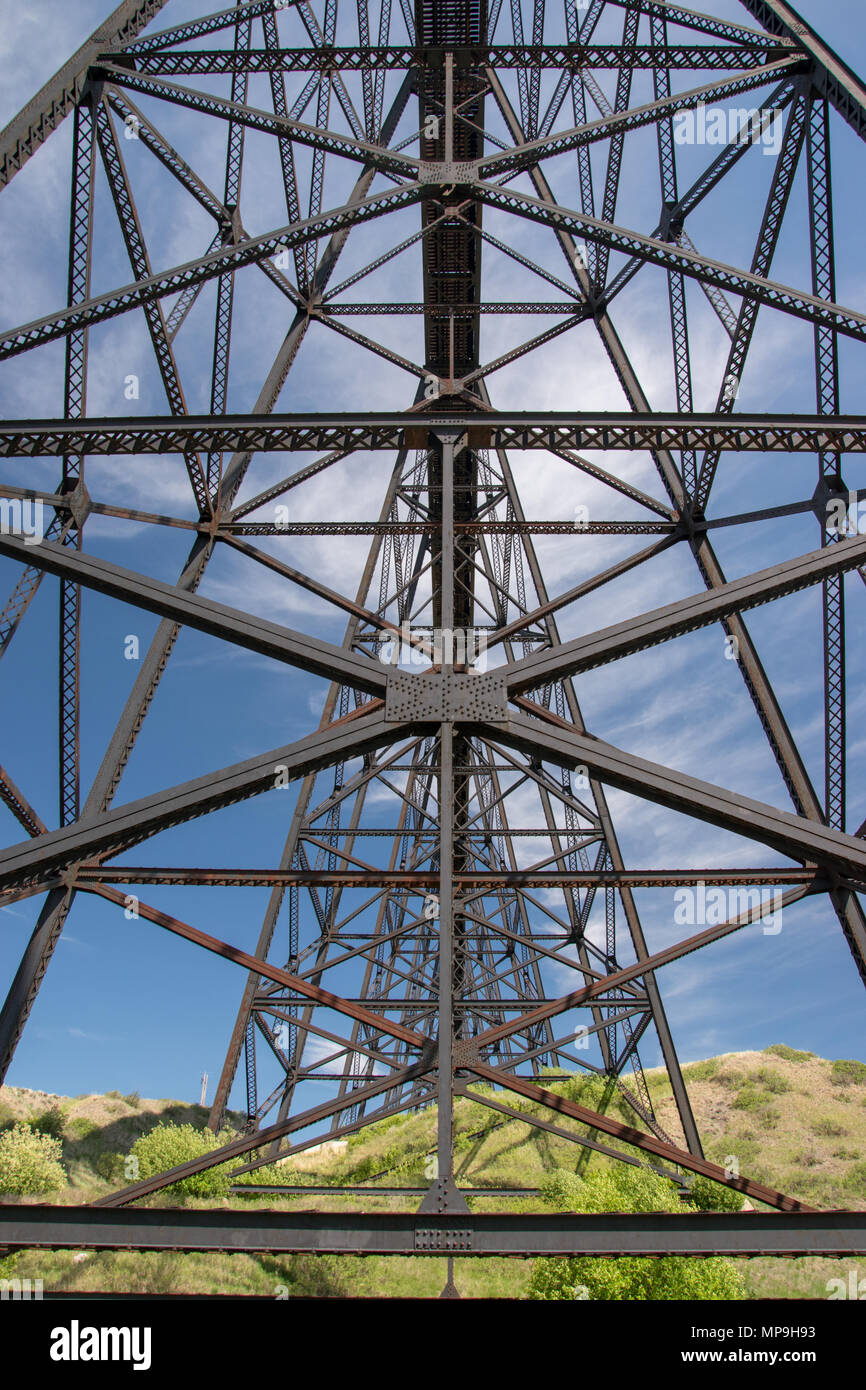 The Lethbridge Viaduct, commonly known as the High Level Bridge, was ...