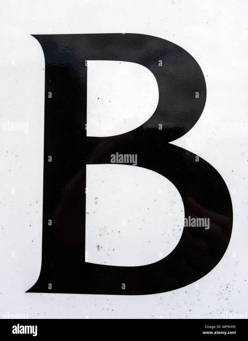 Written Wording in Distressed State Typography Found Letter B Stock ...
