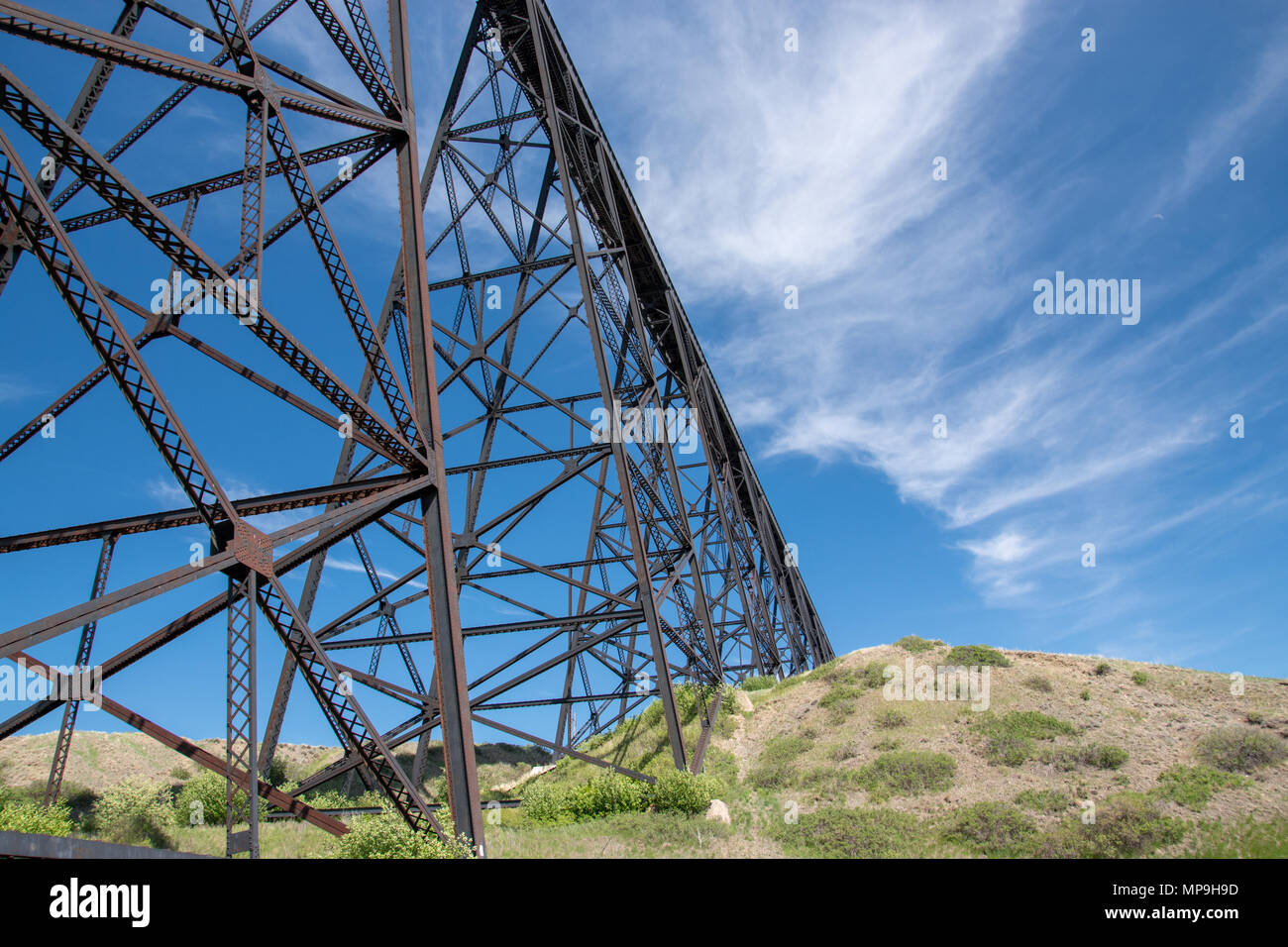 The Lethbridge Viaduct, commonly known as the High Level Bridge, was ...