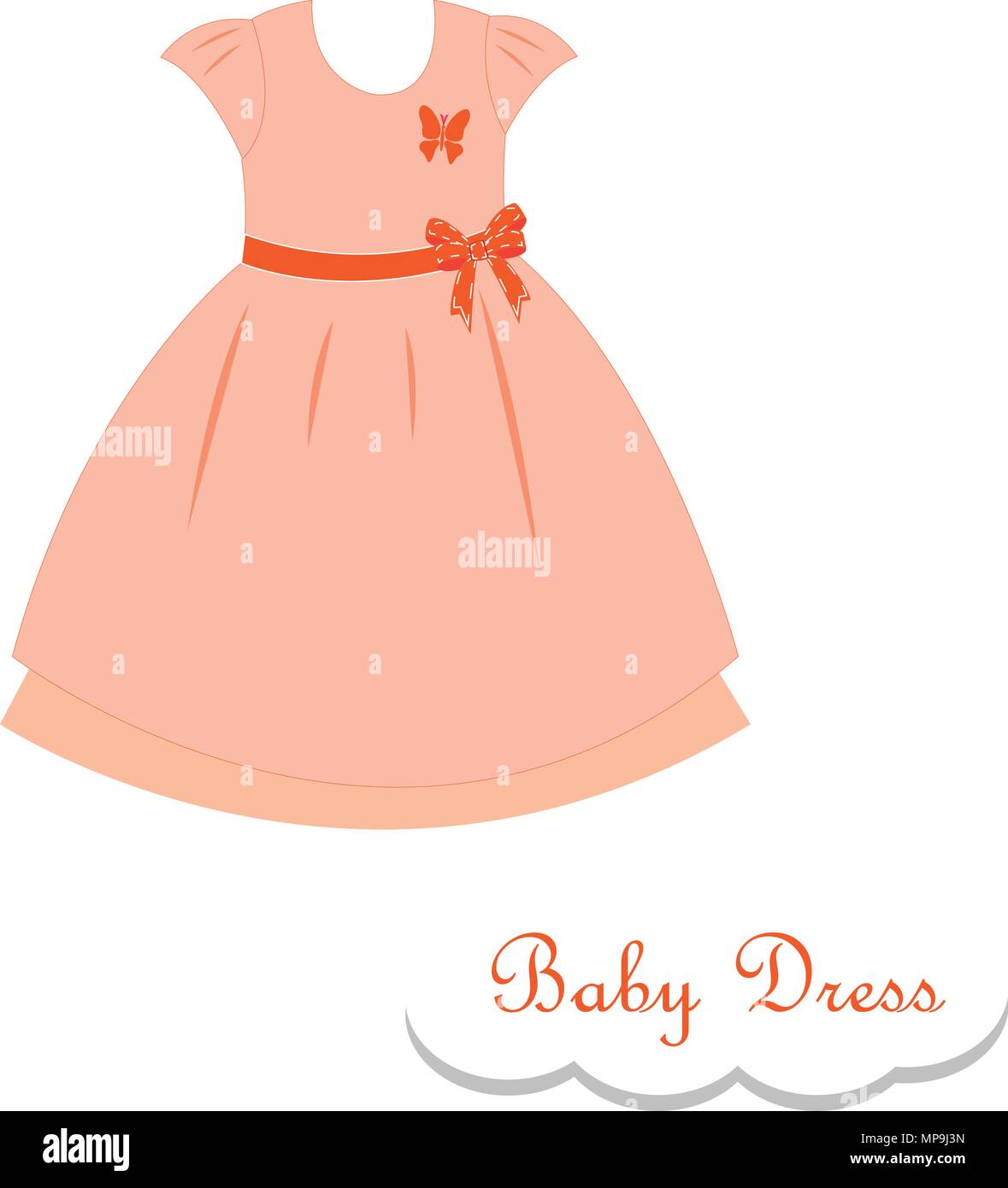 Baby dress for your design Stock Vector Image & Art - Alamy