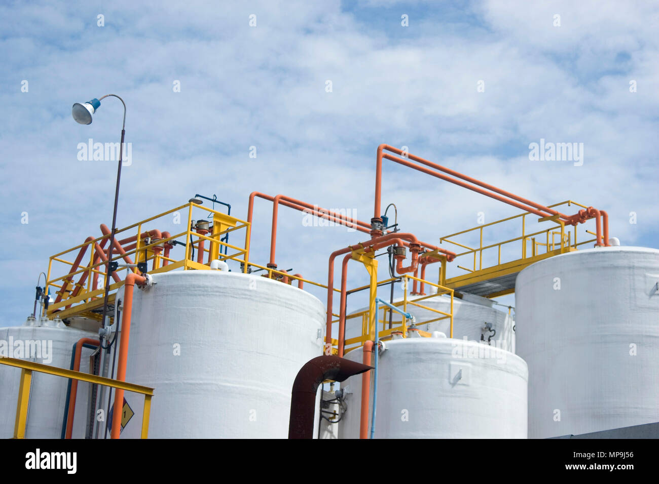 Chemical Industry, Storage Tank In Industrial Plant Stock Photo - Alamy