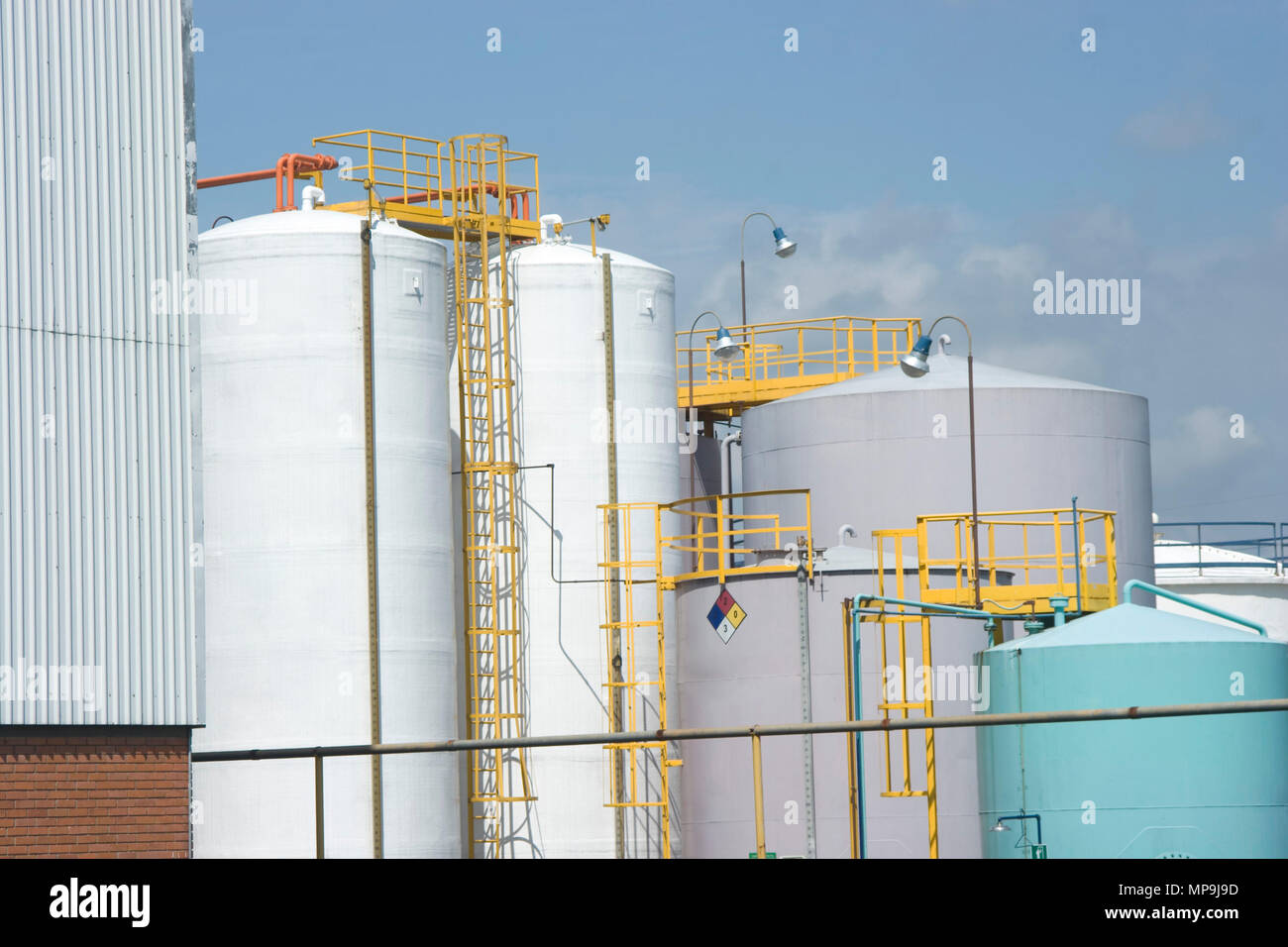 Chemical Industry, Storage Tank In Industrial Plant Stock Photo - Alamy