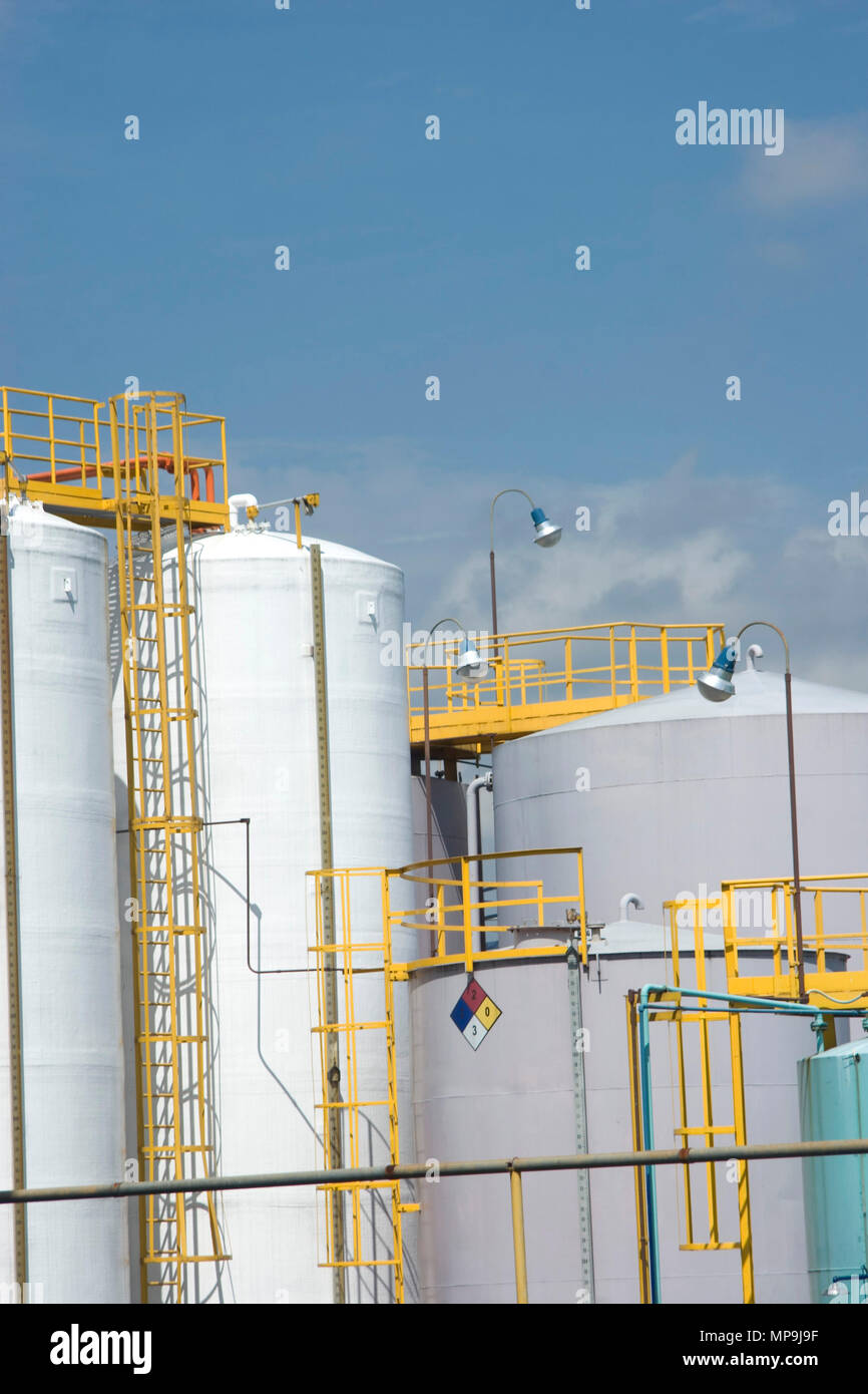 Chemical Industry, Storage Tank In Industrial Plant Stock Photo - Alamy