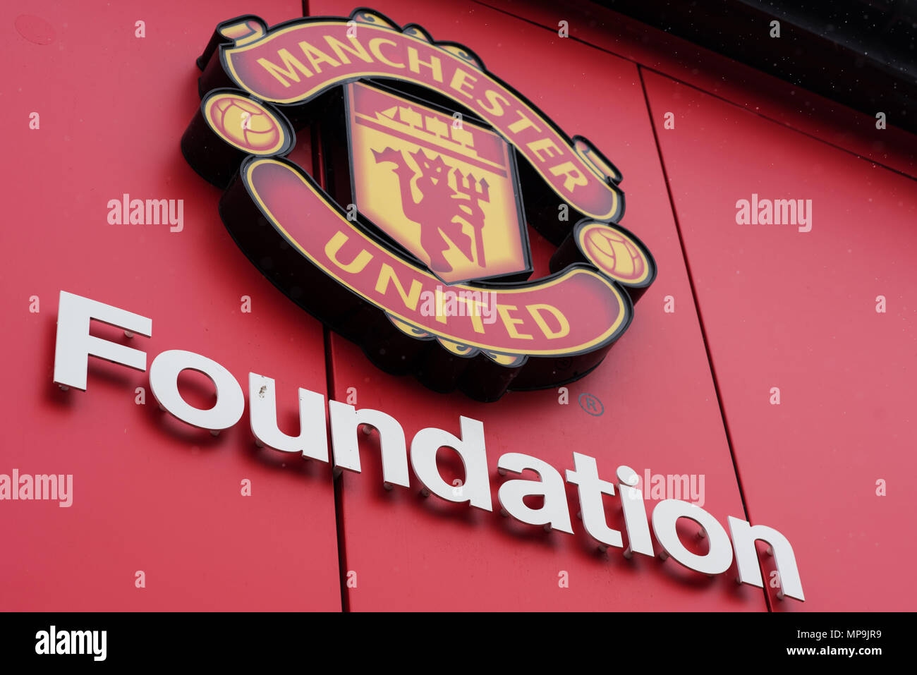 Manchester United Foundation Stock Photo - Alamy
