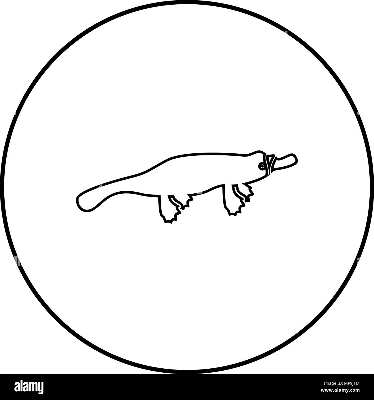 Platypus Outline