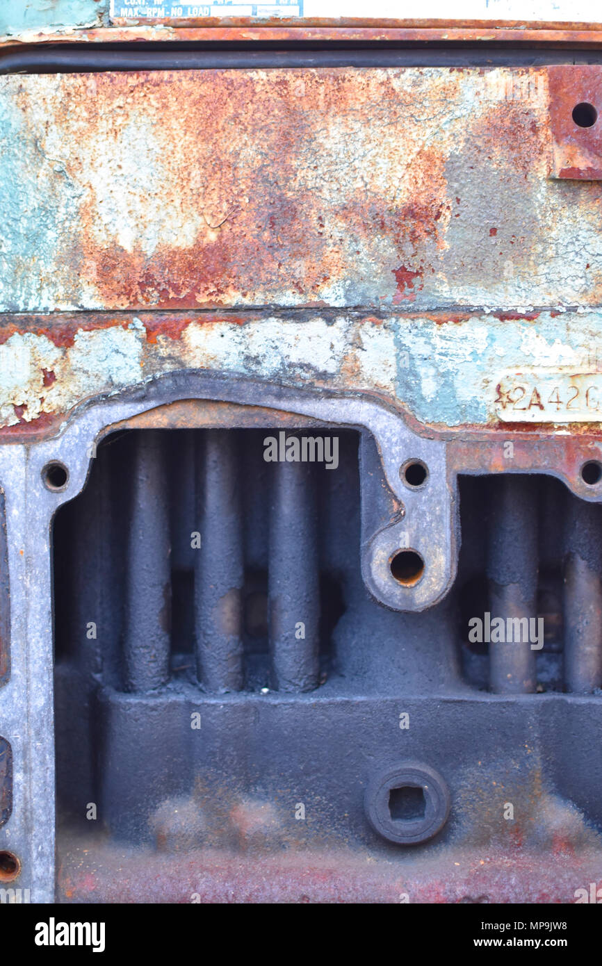 Old rusted engine hi-res stock photography and images - Alamy
