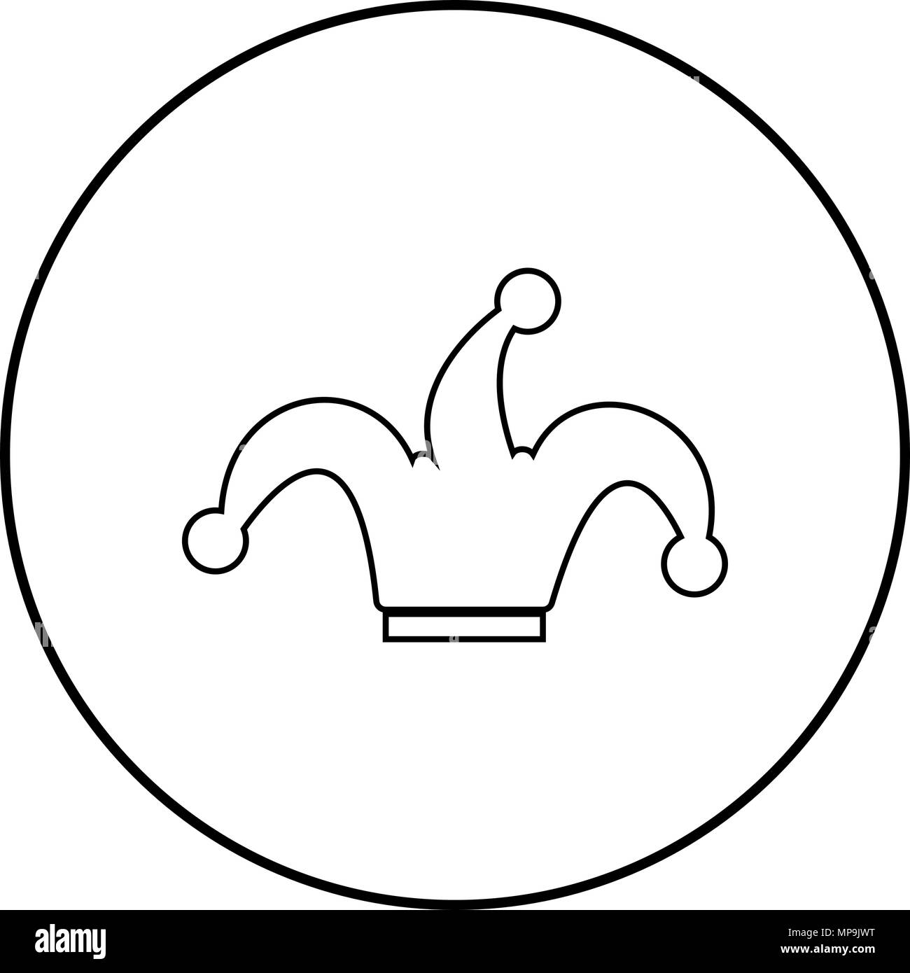 Joker cap Stock Vector Images - Alamy