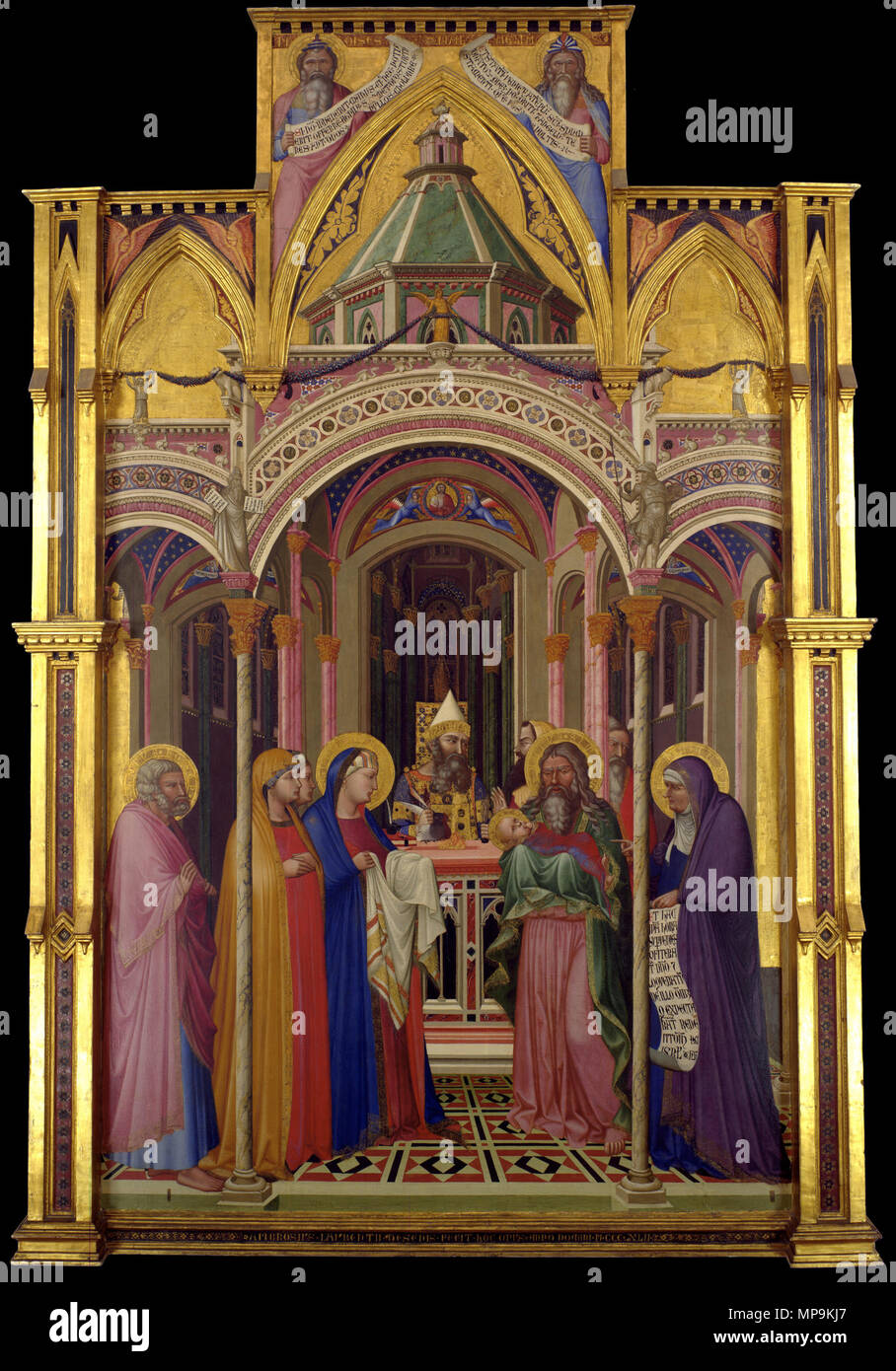 Presentation at the temple 1342 by ambrogio lorenzetti hi-res stock photography and images - Alamy