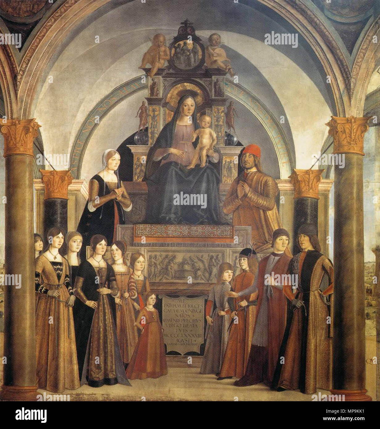 Giovanni II Bentivoglio and His Family 1488. 819 Lorenzo Costa ...