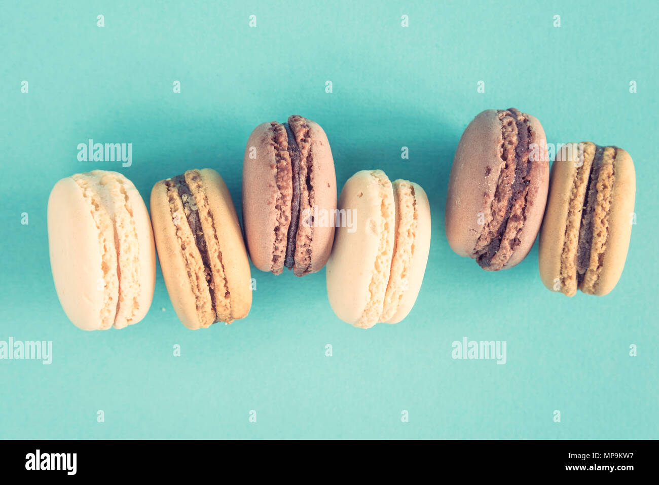 Traditional french macaroons Stock Photo - Alamy