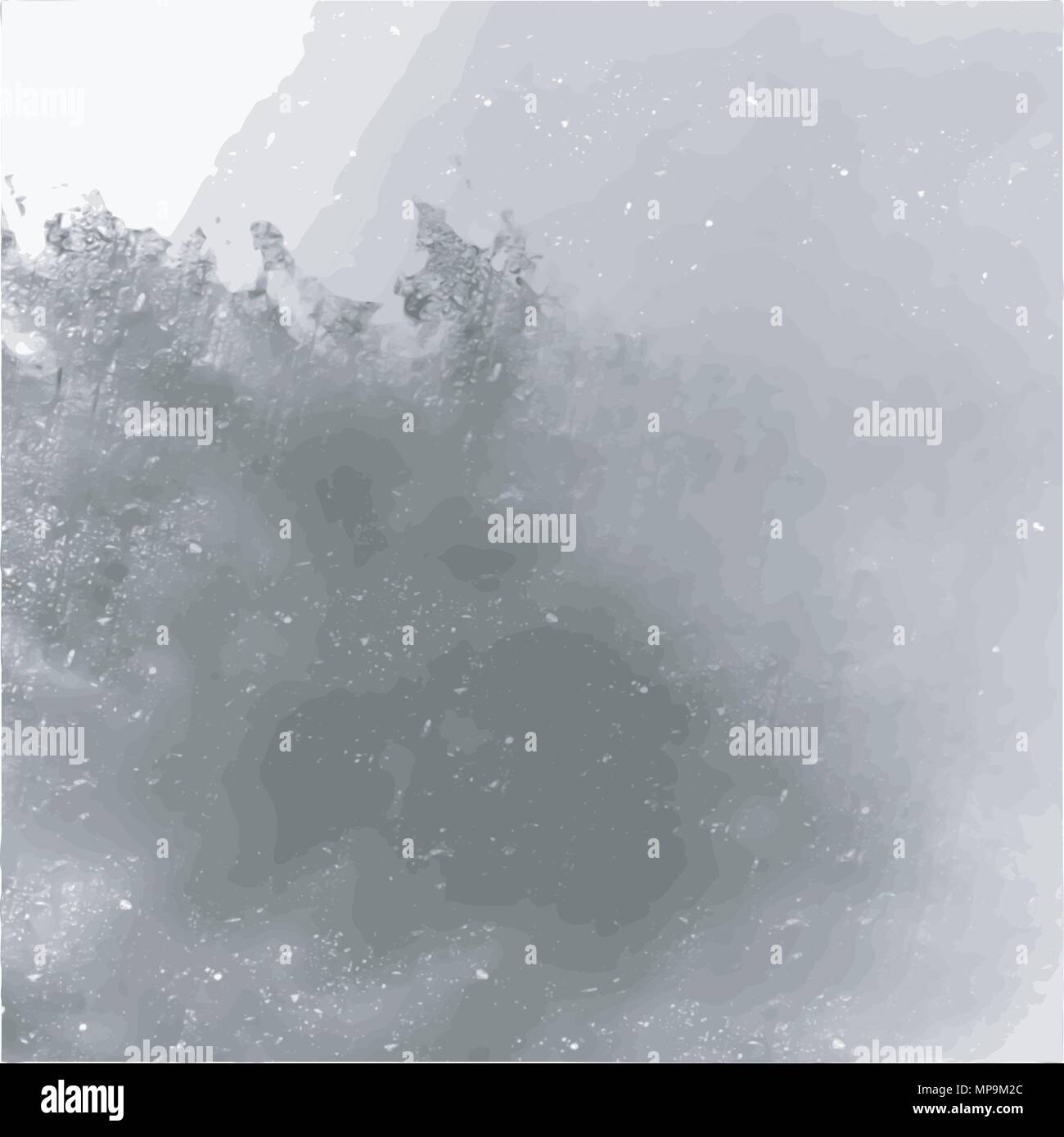 grey watercolor hand drawn cloudscape pattern, vector illustration ...