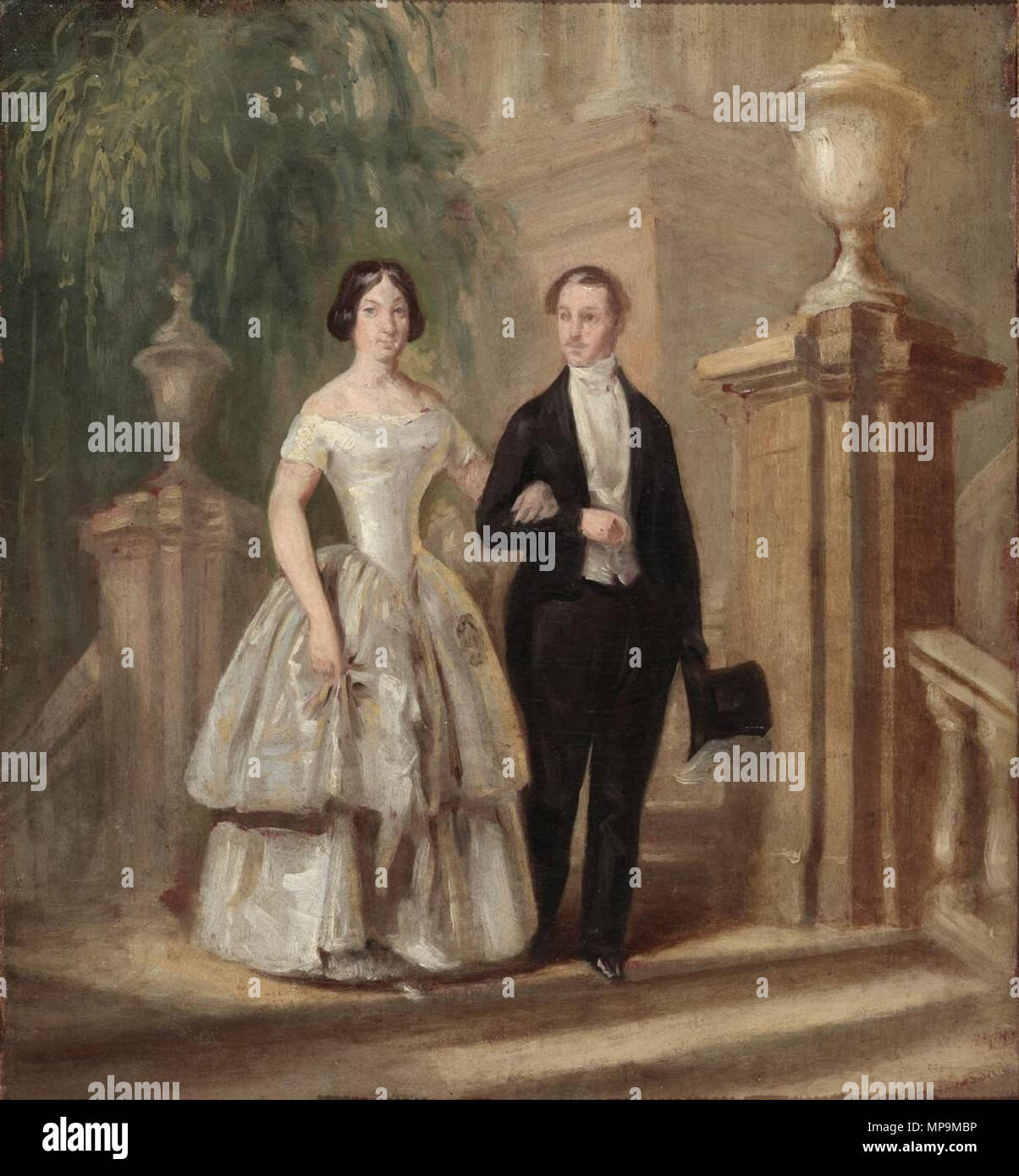 821 Los reyes Isabel II y Francisco de Asís, de Antonio María Esquivel ...