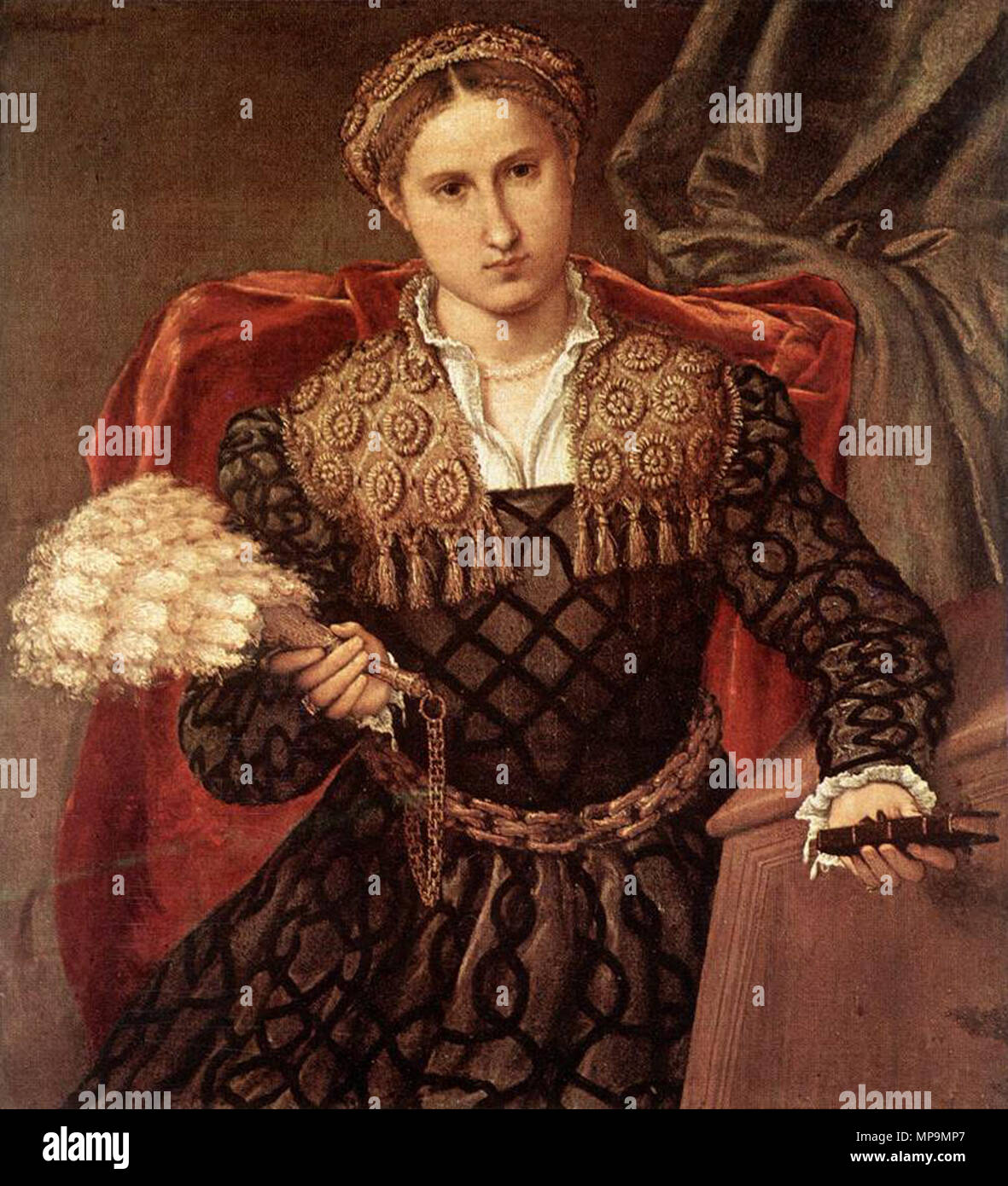 Portrait of Laura da Pola 1544. 822 Lorenzo Lotto - Portrait of Laura ...