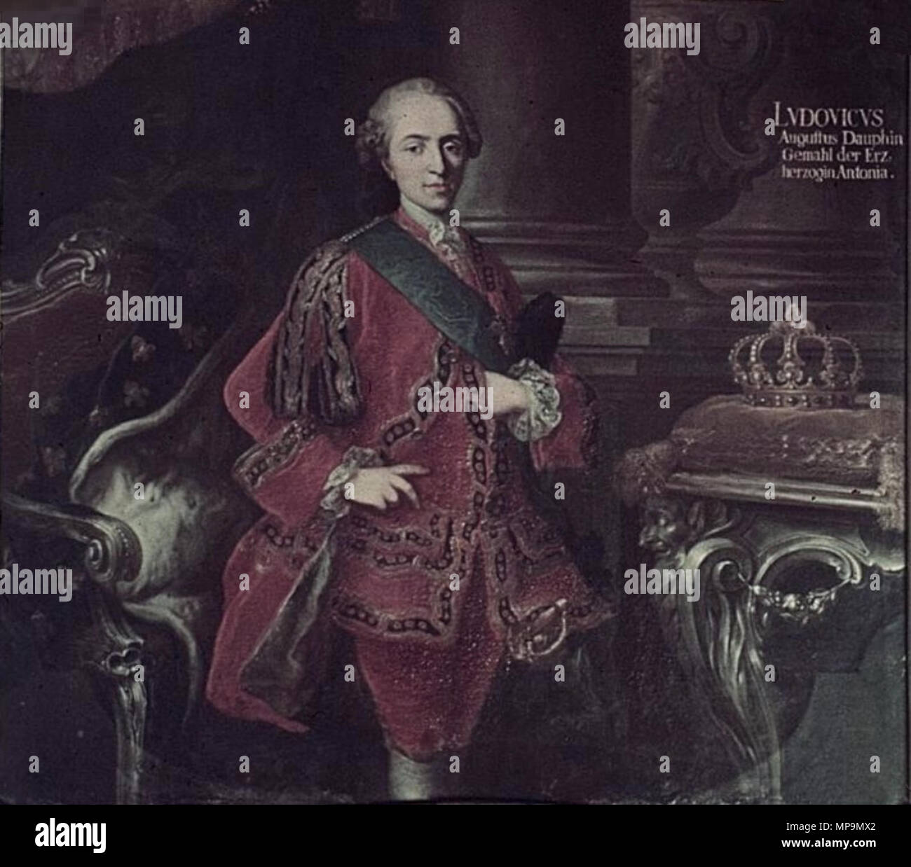 Louis Auguste of France, Dauphin of France, husband of the Archduchess ...