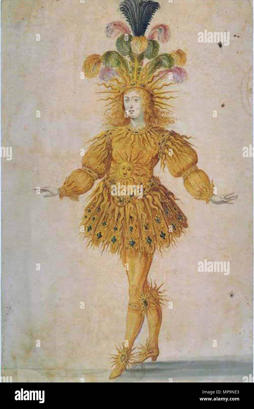 Louis XIV. as Apollo 1653. 824 Louis-Apollo1 Stock Photo - Alamy