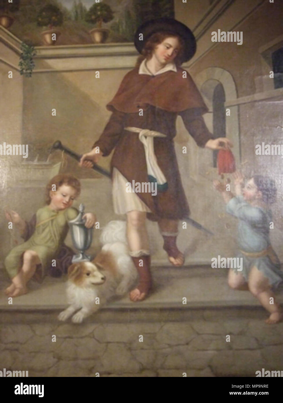 Deutsch: Hl. Rochus . Das Gemälde zeigt eine Episode aus der Vita des ...