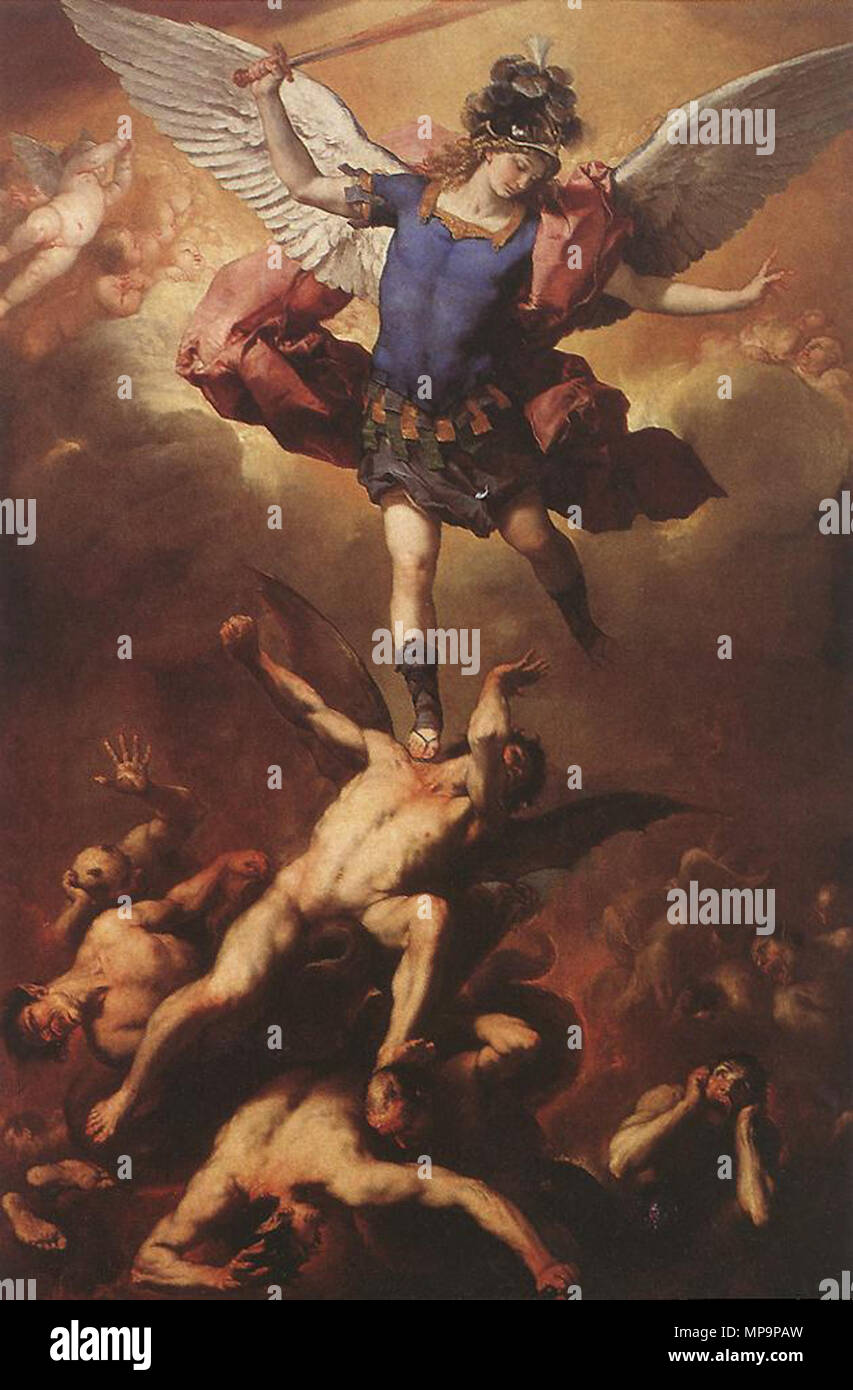 The Fall of the Rebel Angels 1666. 829 Luca Giordano - The Fall of the ...