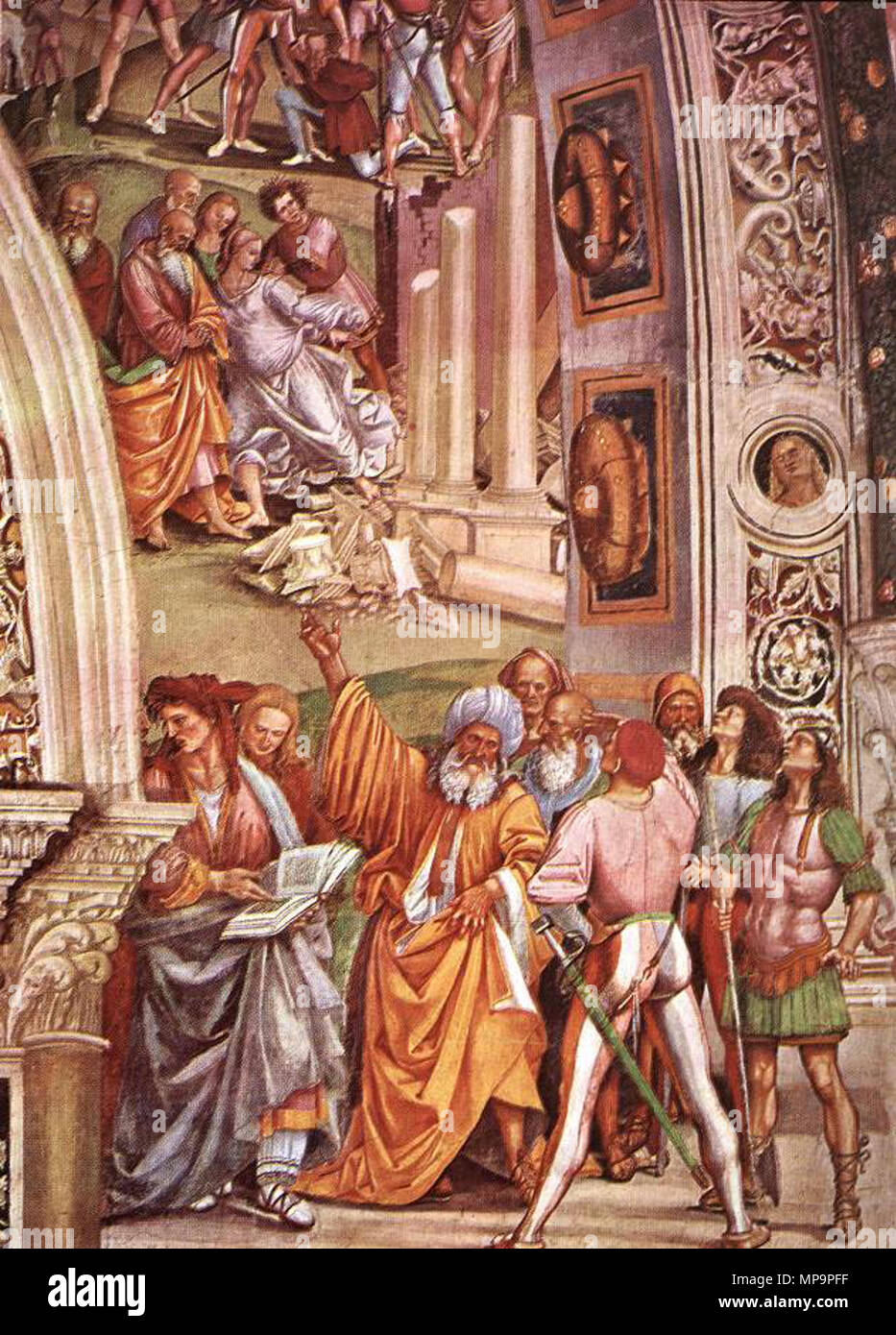 English: Apocalypse (detail) between 1499 and 1502. 829 Luca signorelli ...