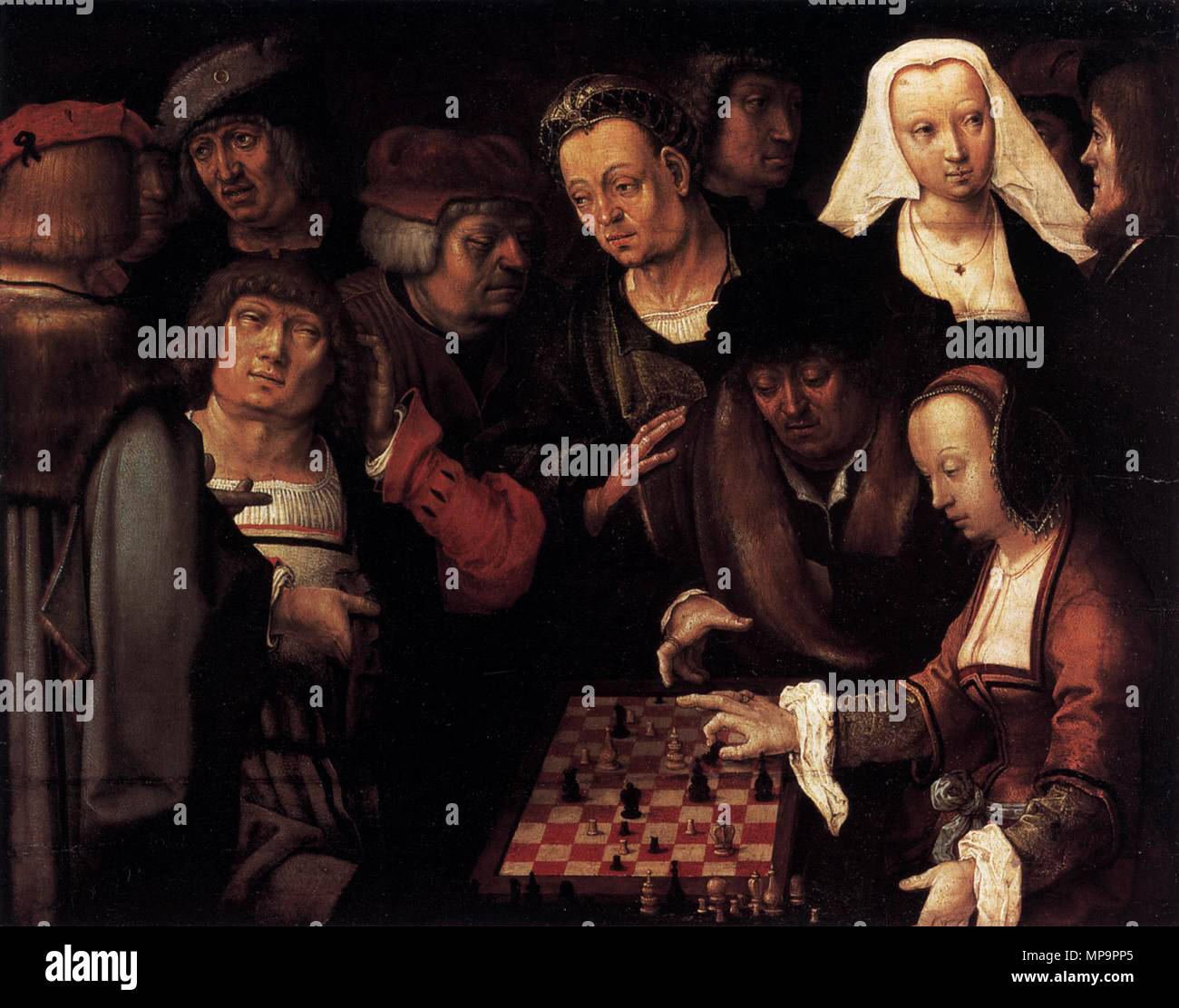 The Game of Chess circa 1508. 830 Lucas van Leyden - The Game of Chess ...
