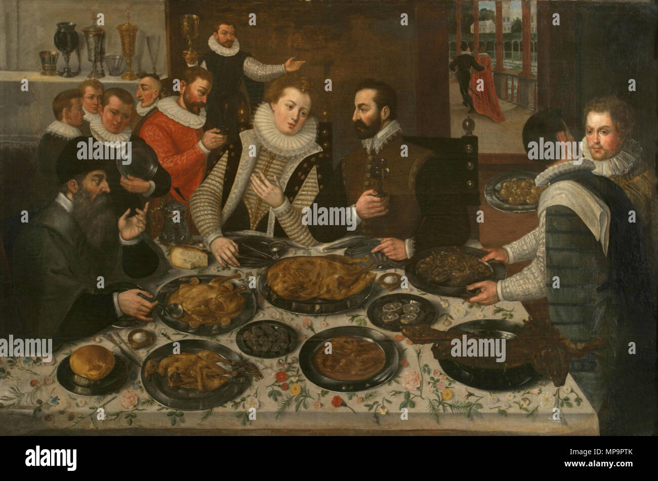 English: Feast Čeština: Hostina . 830 Lucas van Valckenborch - Feast ...