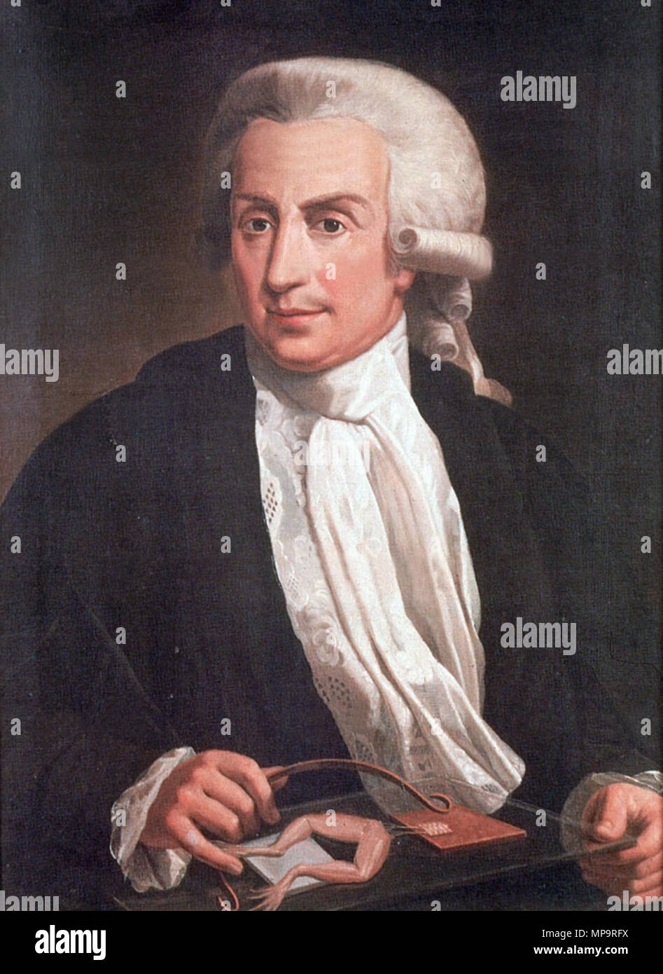 . English: Portrait of Luigi Galvani (1737-1798), Italian physicist ...