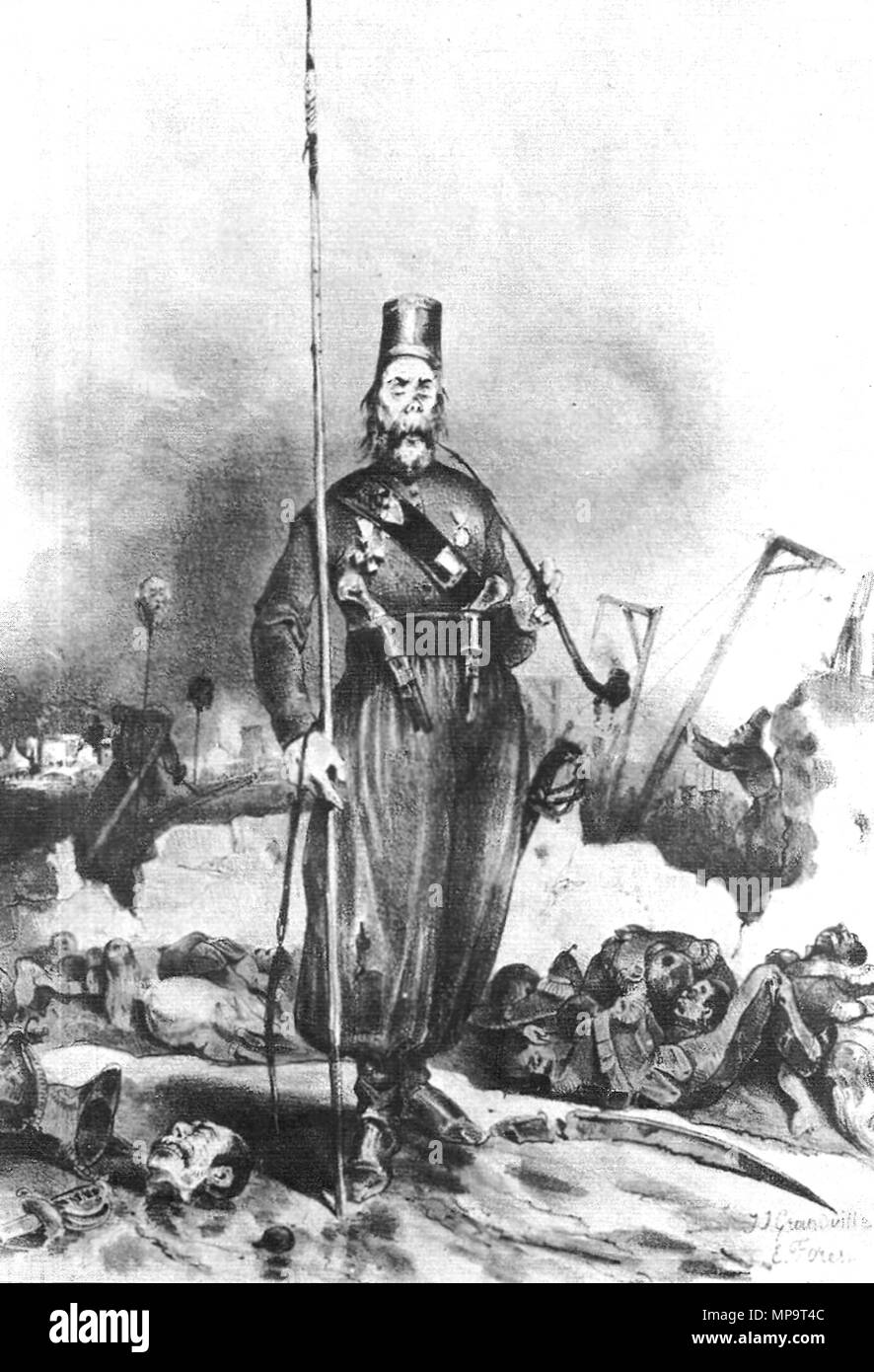 . English: L'ordre règne à Varsovie (Order reigns in Warsaw), a 1831 ...