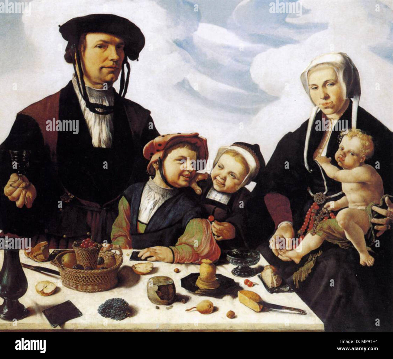 Family Portrait circa 1530. 837 Maarten van Heemskerck - Family ...