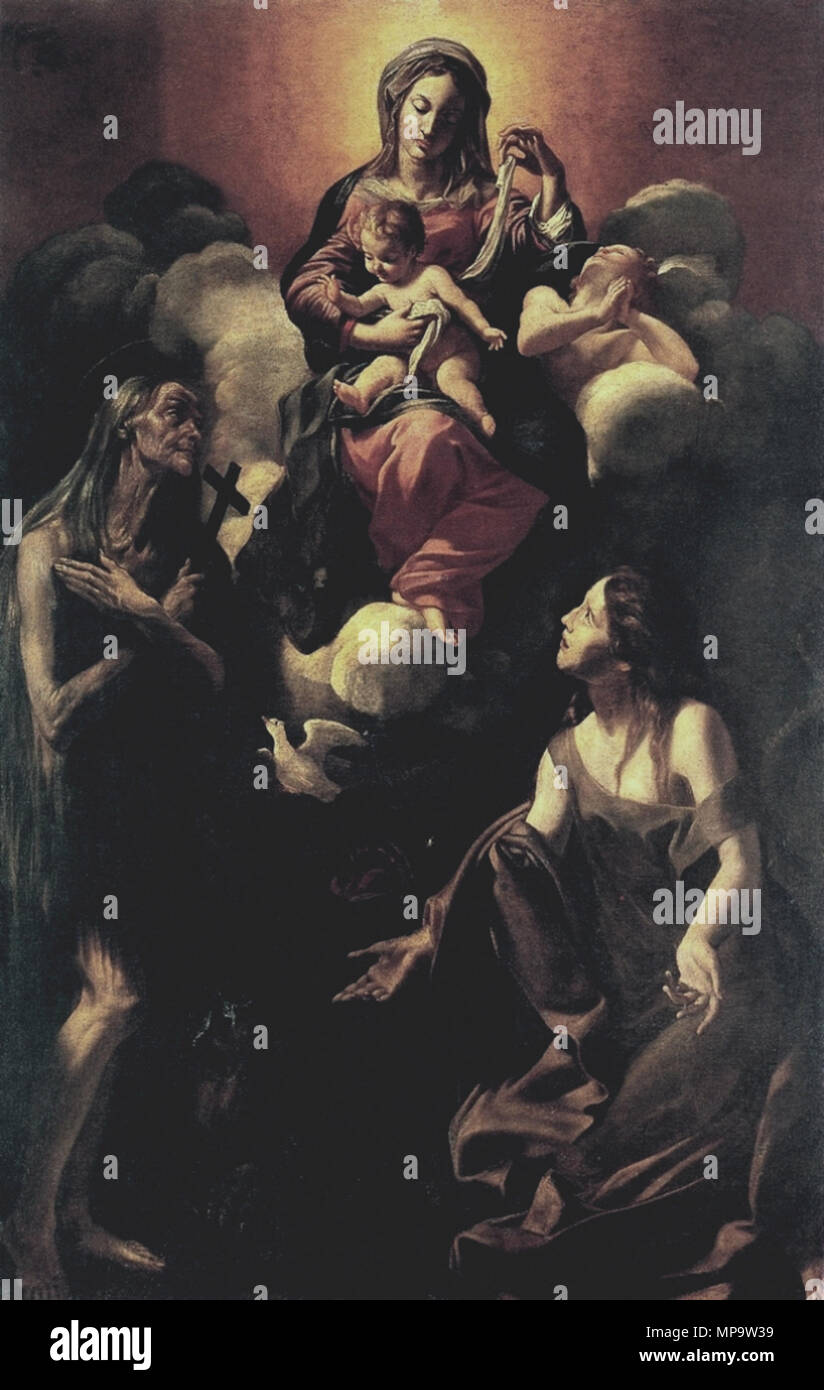 . Italian: Madonna con il Bambino tra le sante Maria Egiziaca e ...