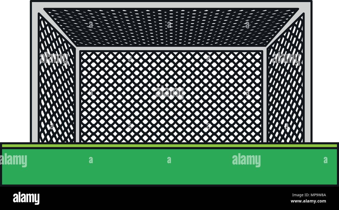 Soccer goal isolated Stock Vector Image & Art - Alamy