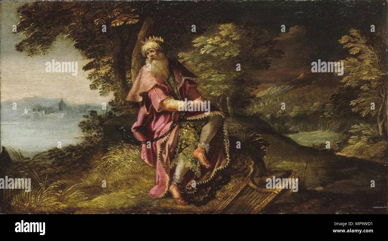 King Manasseh in exile between 1550 and 1603. 841 Maerten de Vos - King ...