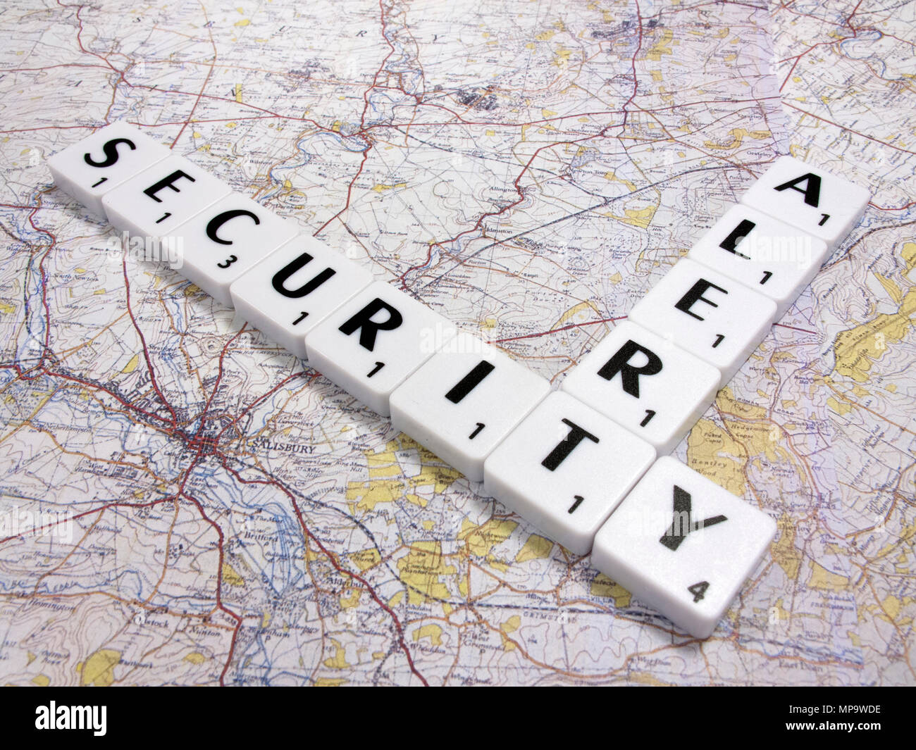 representation of security alert following the Novichok nerve agent ...