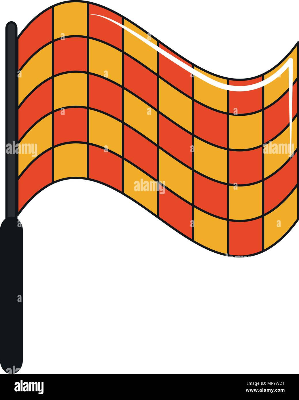 Football Linesman Flag Stock Vector Images - Alamy