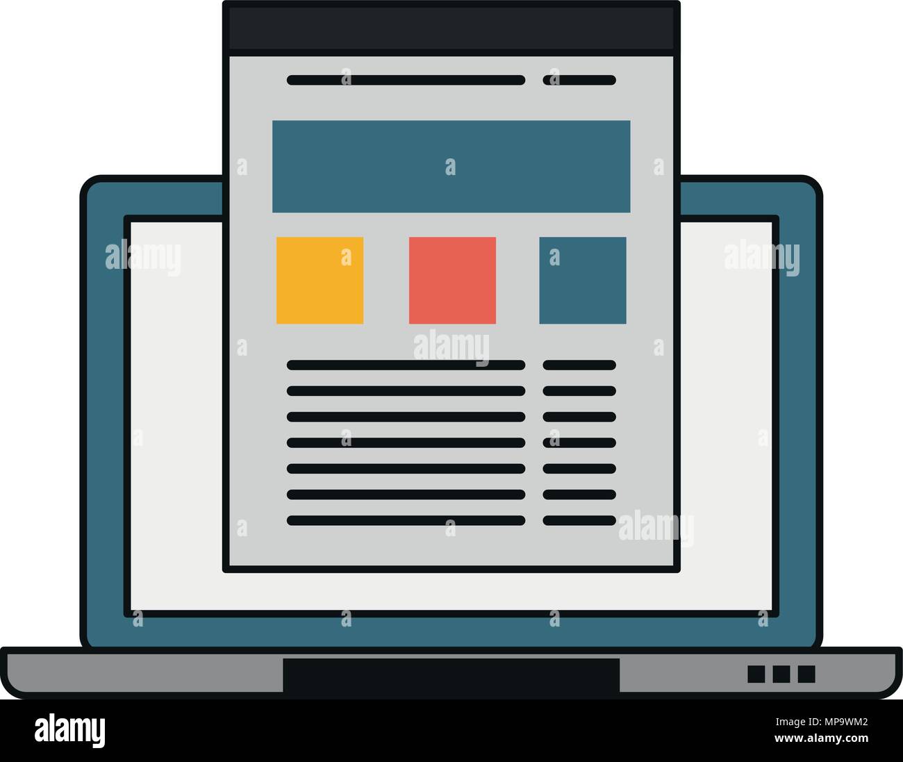 Navigating the internet Stock Vector Images - Alamy