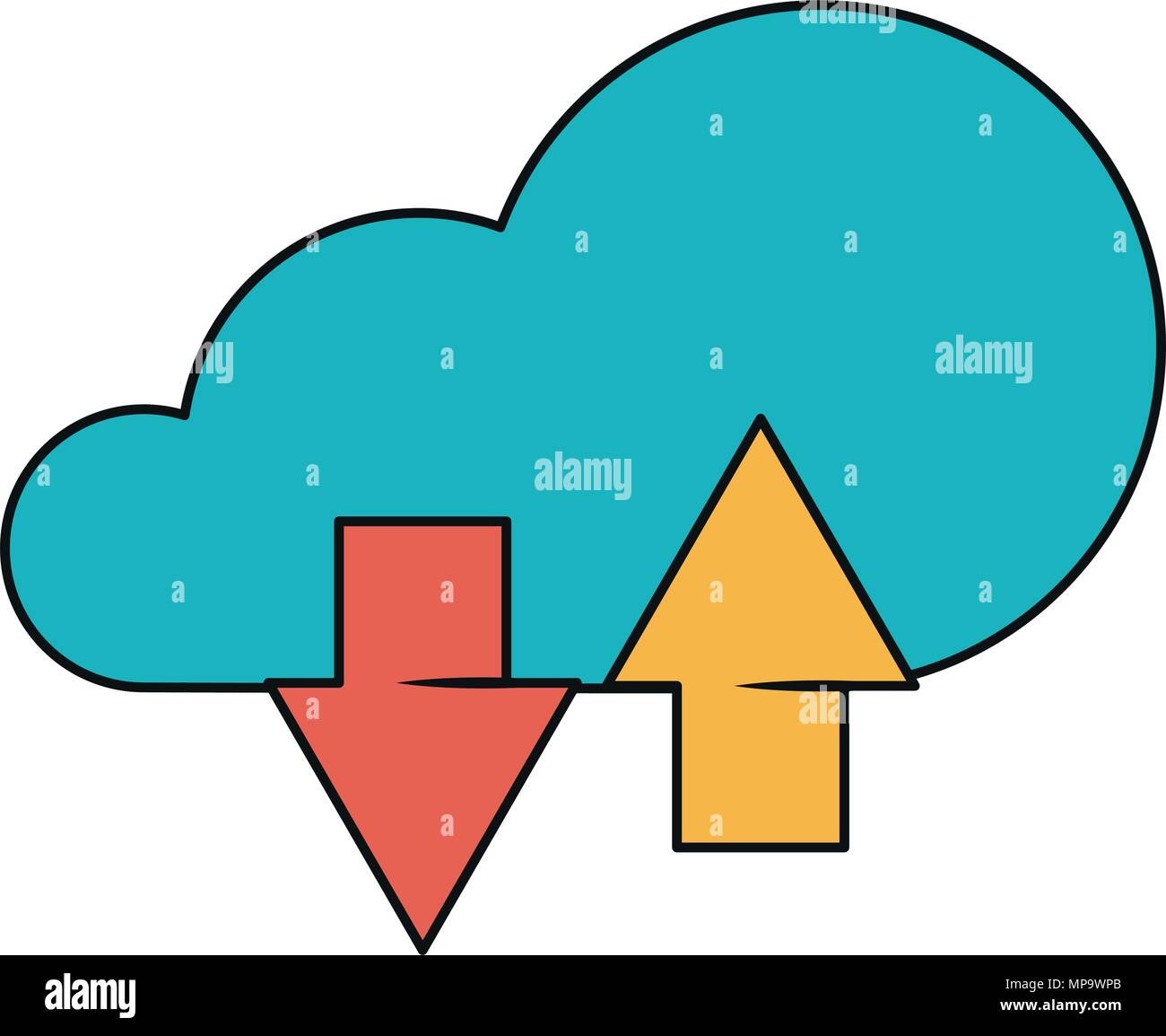 Cloud computing technology Stock Vector Image & Art - Alamy