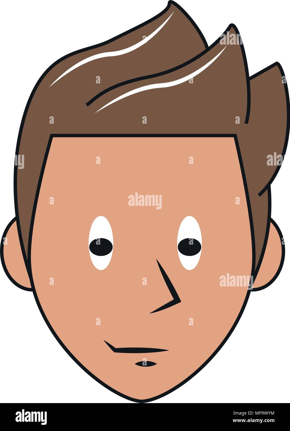 Man face cartoon Stock Vector Image & Art - Alamy