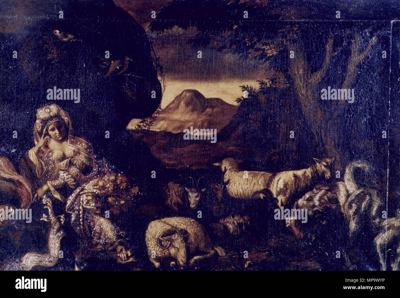 . Italiano: Maga con animali (Scena di stergoneria) . 16530-1650 ...