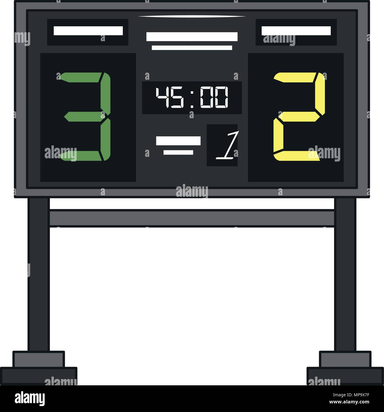 Soccer goals Stock Vector Images - Alamy