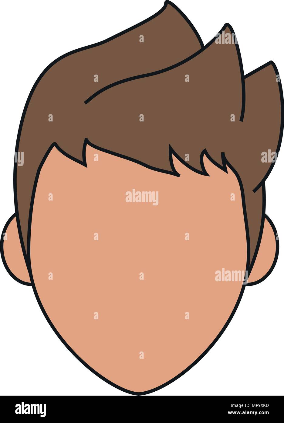 Man faceless cartoon Stock Vector Image & Art - Alamy