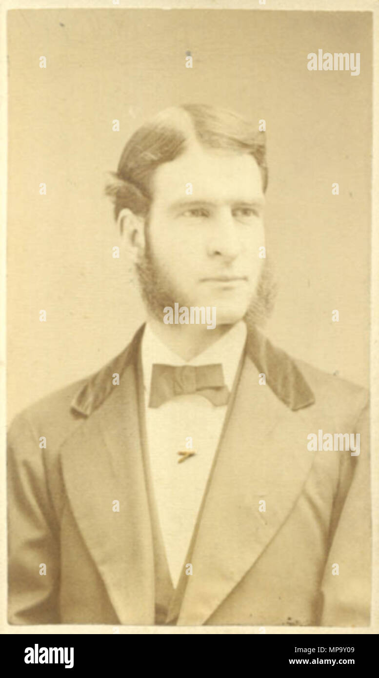 . English: Portrait of a man by A.N. Hardy, Boston, Massachusetts, USA ...