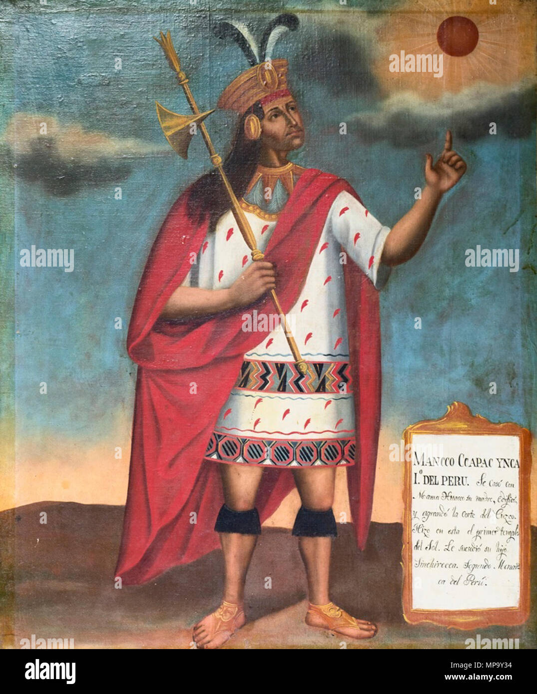 Manco Capac 18th century. 848 Manco Capac - anonymous, 18th century ...