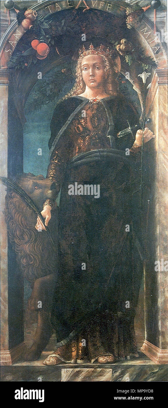 Saint Euphemia . Italian: Sant'Eufemia Saint Euphemia . 1454. 849 ...